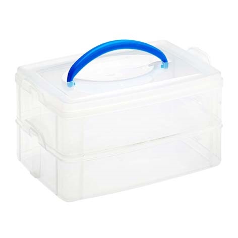 Snapware Rectangle 2 Layer Plastic Snap and Stack Storage - Concept ...