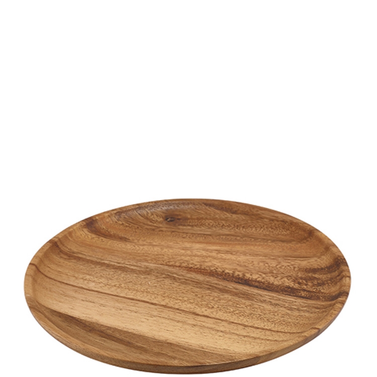 Acacia Wood Serving Plate 24cm - Concept Cuisine