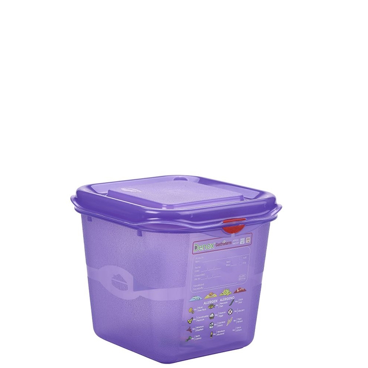 Allergen GN Storage Container 1/6 150mm Deep 2.6L - Concept Cuisine
